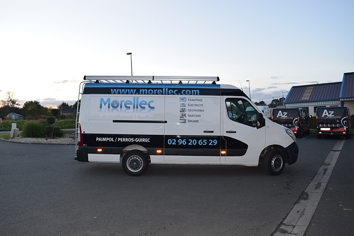 Véhicule Morellec - BZ Publicité